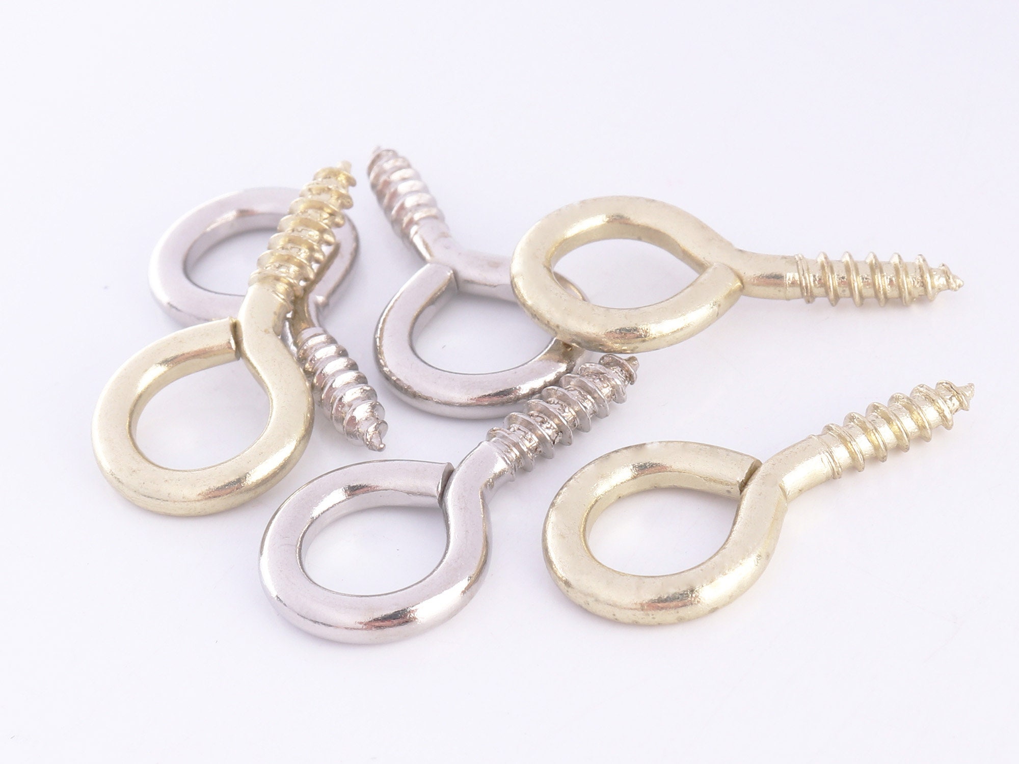 Screws Eye Bails Screw Eye Screws Loops Screws Eye Pins Nails | Etsy