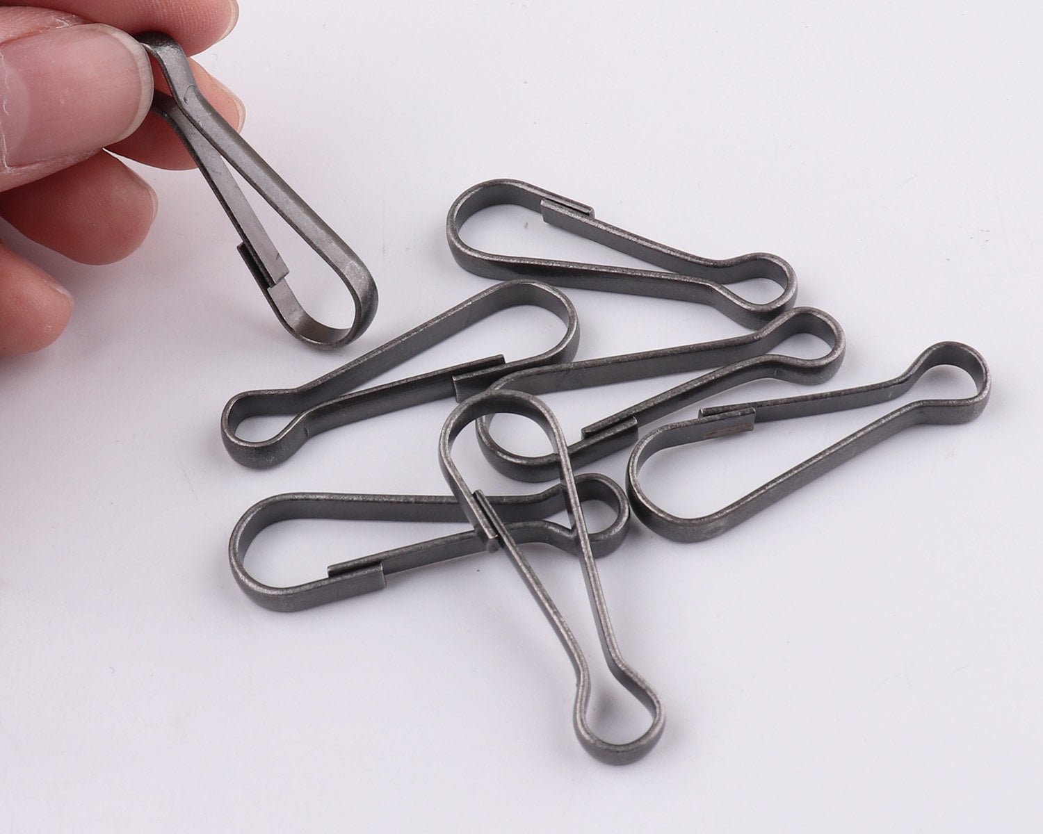 Negro Lanyard Ganchos Lanyard ganchos de clip de presión | Etsy