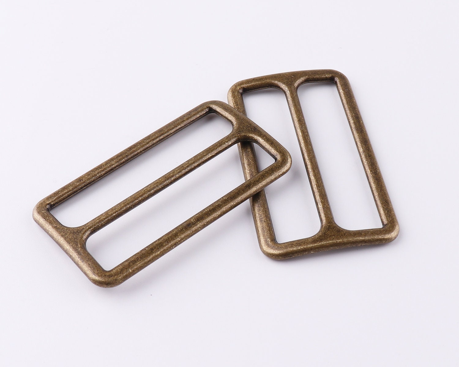 6pcs 50mm Bronze Buckle Slide Buckle Suspender Adjustable Slide Buckle ...