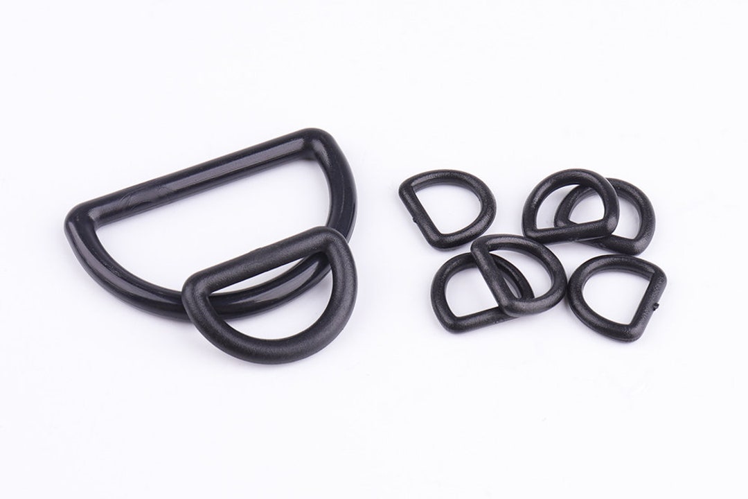 Plastic D Rings 3/8"(10mm) 3/4"(19mm) 1 1/2"(37mm) D Rings Finding ...
