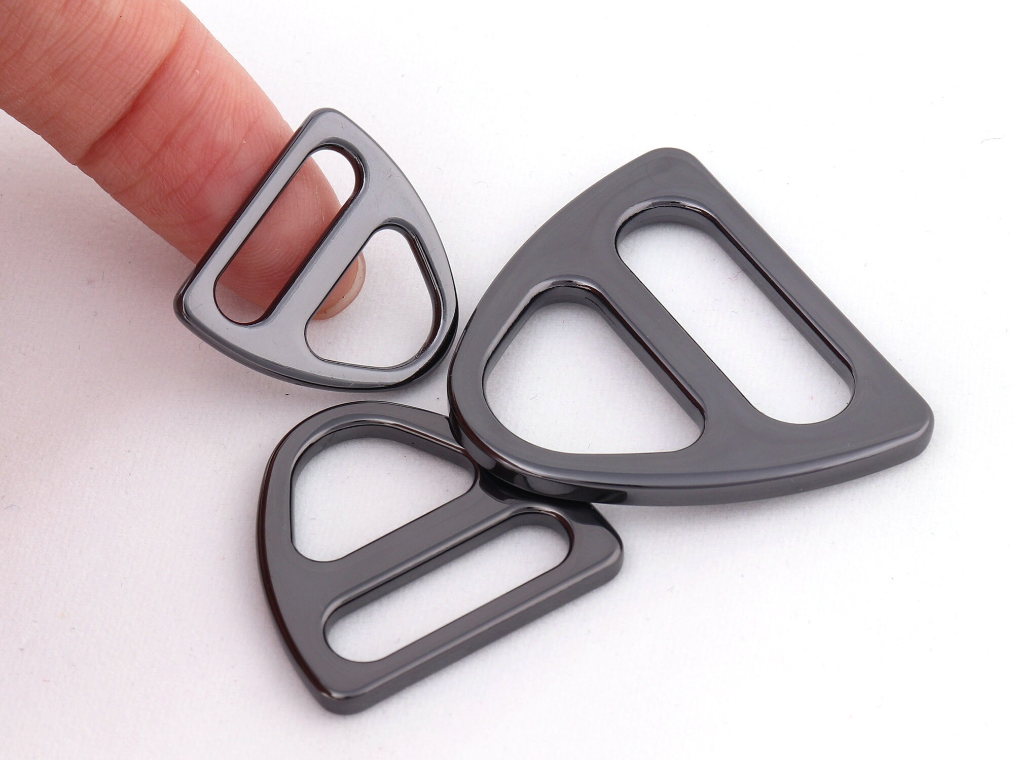Strap Buckle Triangle Buckle Double Rings Slot and Hole Loop Connect ...