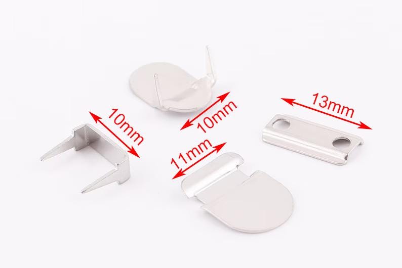 20set Hook and Eye Clasp 4 Part Metal Hook and Eyes Fasteners for ...