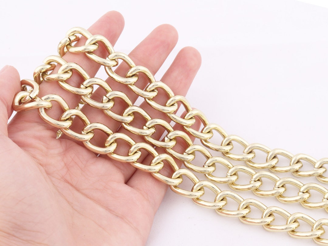Chains, Curb Chain Link Chain Chunky Chain Bag Strap Chain Purse Chain ...