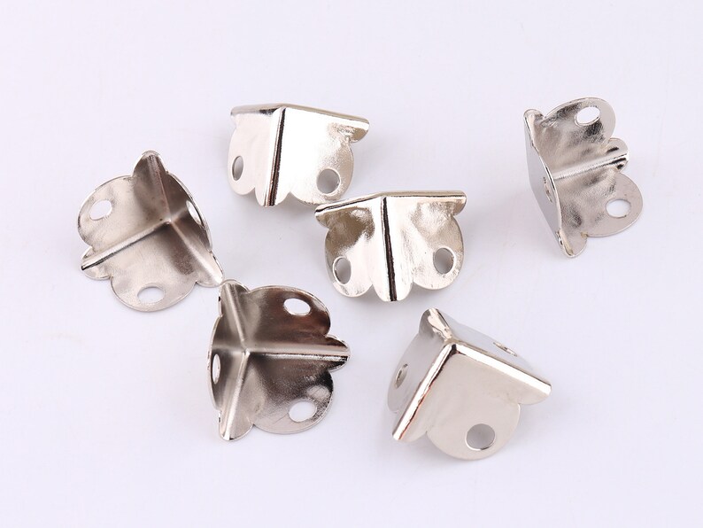 Corner Protector Silver Corners Flower Corners Protectors - Etsy