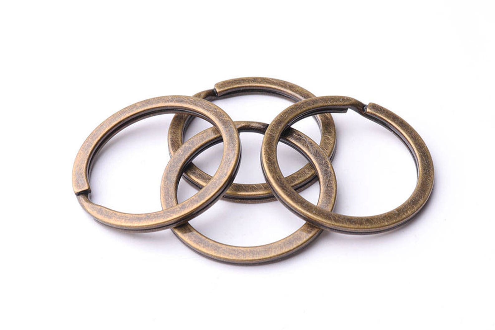 10pcs Bronze Split Key Ring 30mm Large Split Rings Round Split - Etsy