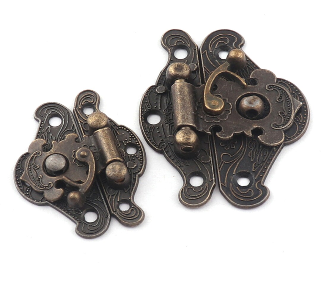 Antique Bronze Latch Clasp,lock Latch,jewelry Box Latch,vintage Style ...