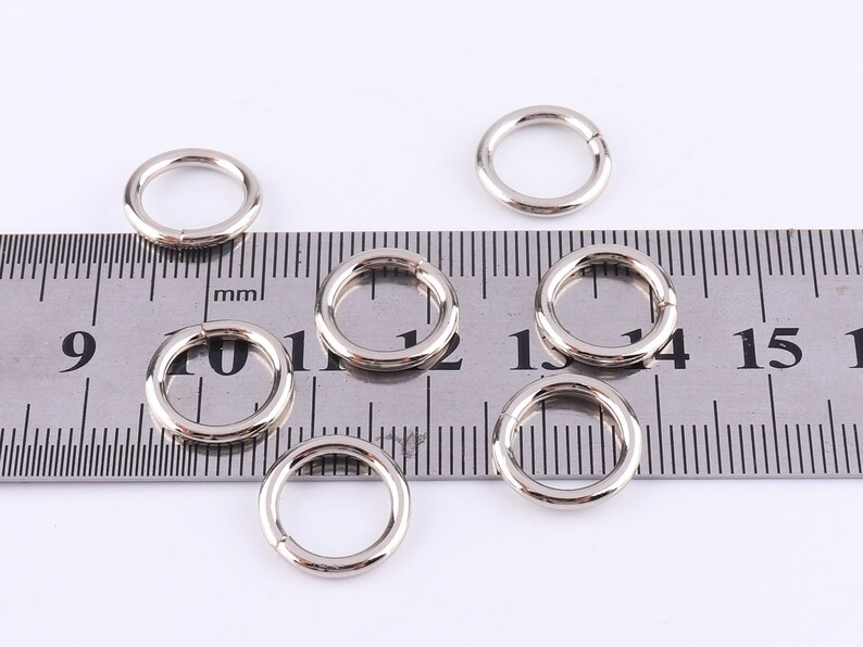 Silver O Rings Small O-rings Buckles Seamed Rings Jewelry | Etsy