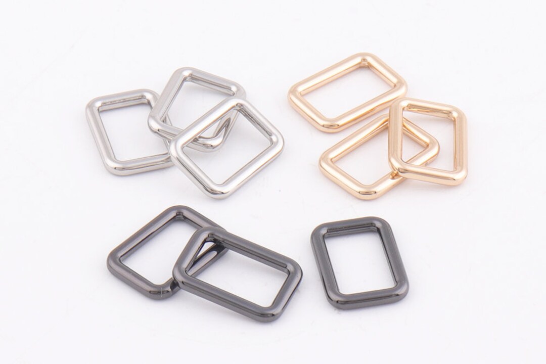 12mm(1/2") Rectangular Rings Strap Rectangle Ring Rectangular Ring ...
