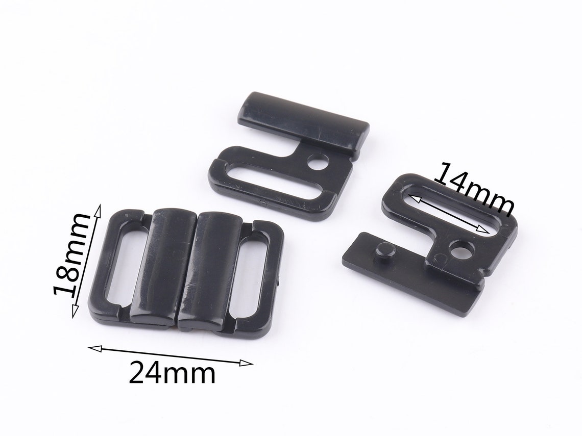 Bra Strap Clip Front Closures Bra Hooks Plastic Shoulder Strap - Etsy