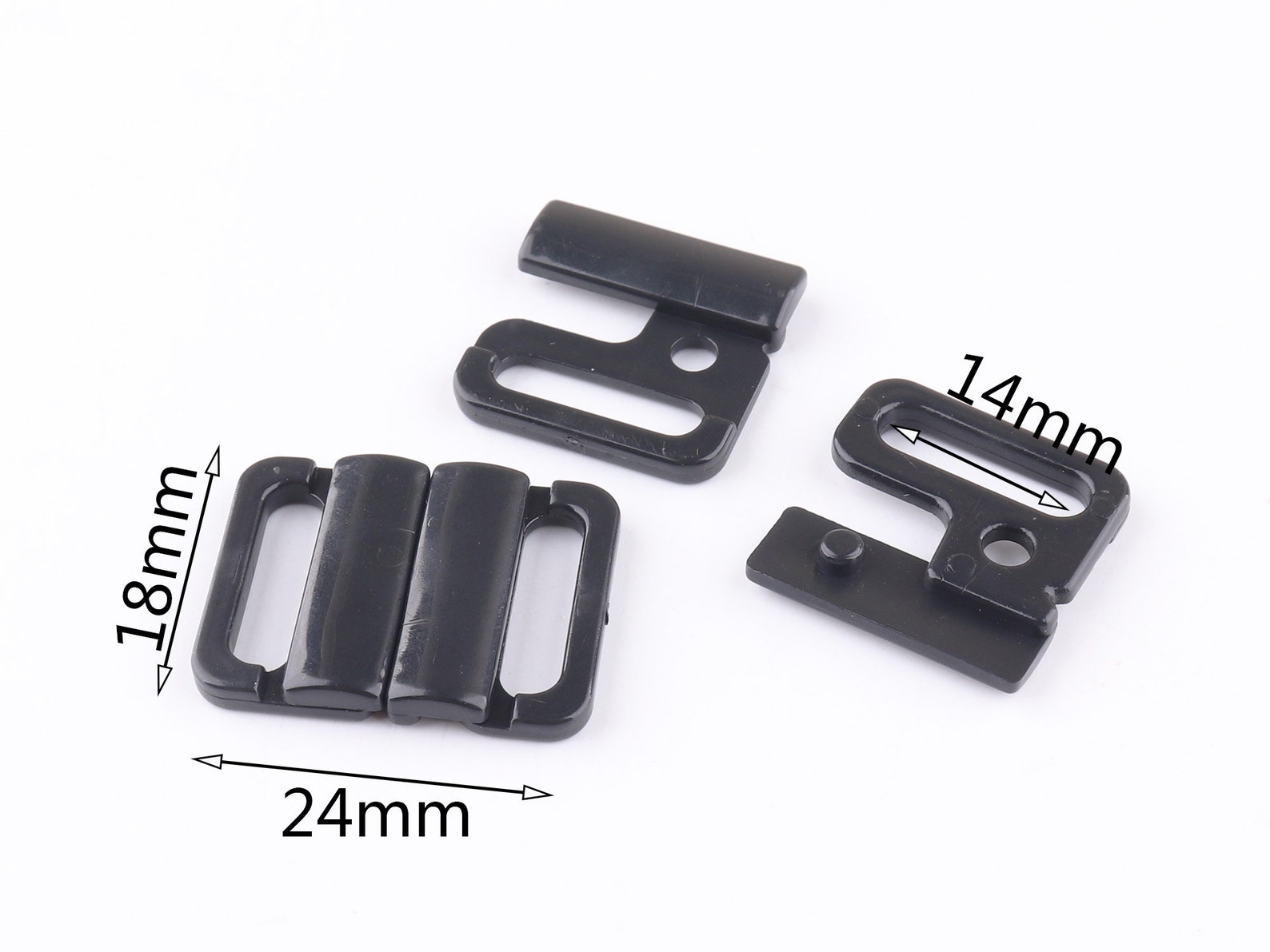 Bra Strap Clip Front Closures Bra Hooks Plastic Shoulder Strap - Etsy