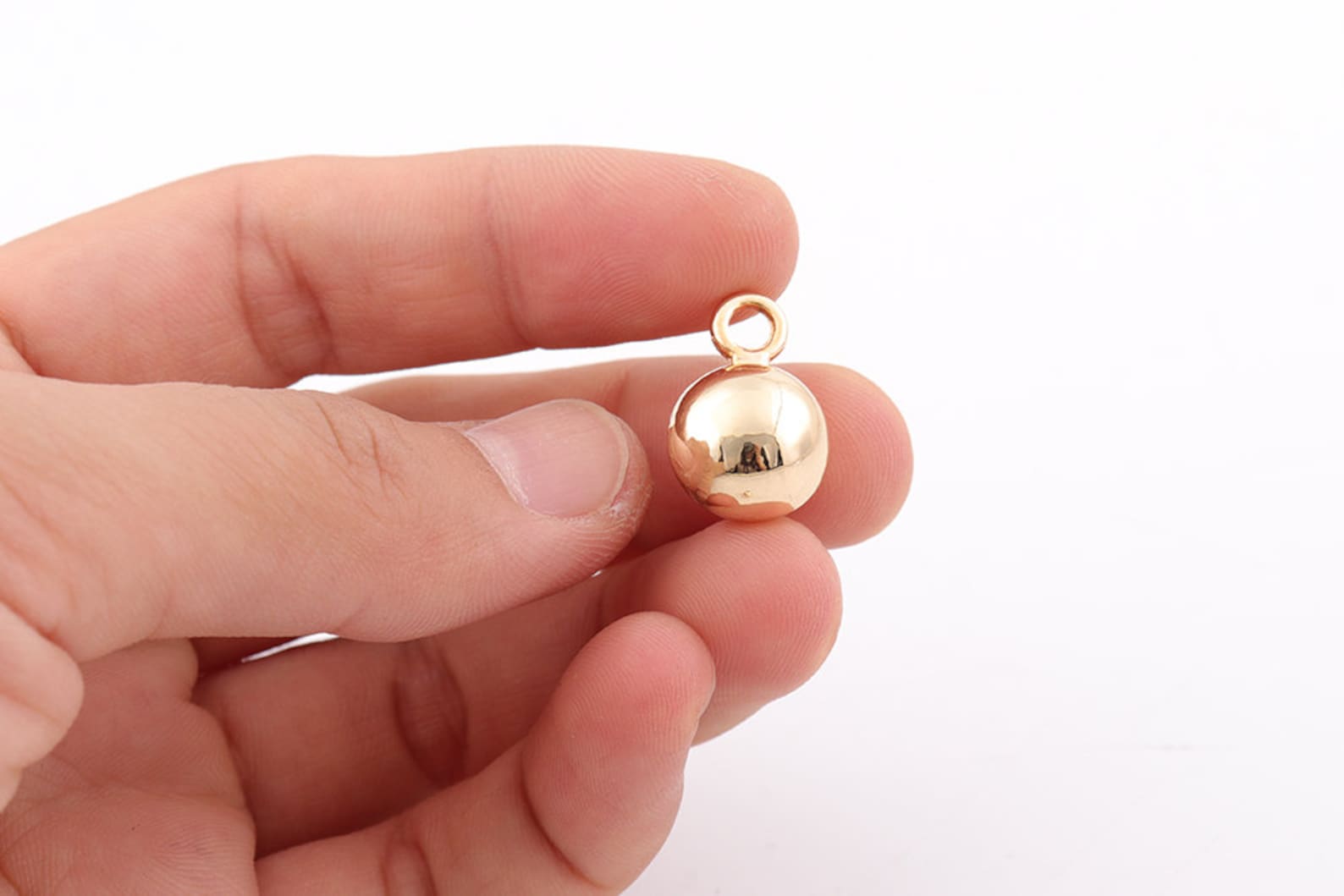 Ball Charms Gold Ball Pendant Charm Pendants Ball Charms Jewellery ...