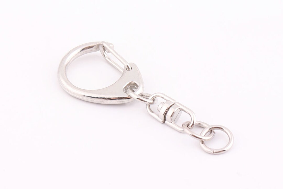 10pcs Key Chain With Push Gate Snap Hooks Lanyard Clasp Swivel ...
