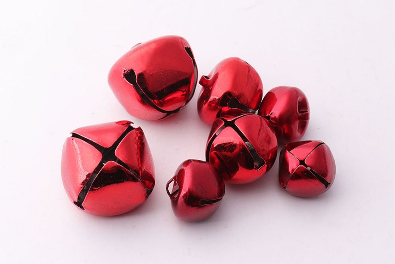 15mm 18mm 24mm Red Jingle Bells Christmas Bells Decorative - Etsy