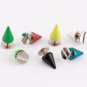 8set Mixed Color Bullet Rivet Spike Screw Rivets Fastening Screws Rivet ...