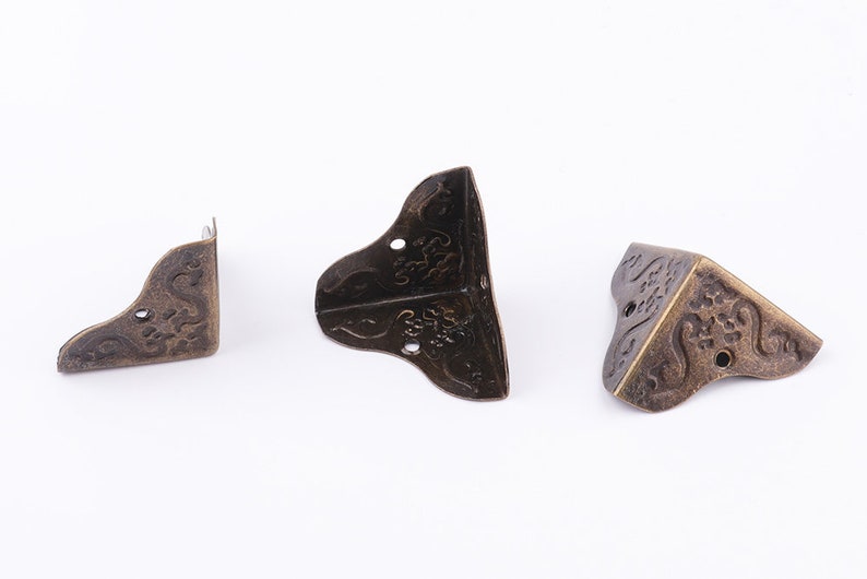 11/433mm Corner Protectors Antique Bronze Metal - Etsy