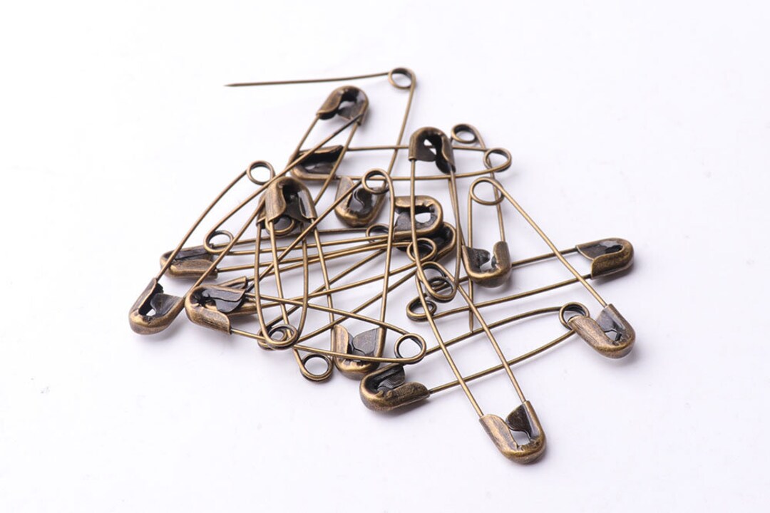 50pcs Safety Pins 27mm*5mm Bronze Safety Pin Brooch Pins Kilt Pins - Etsy