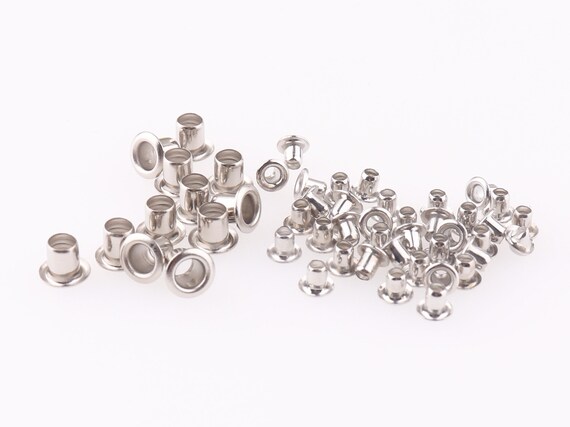 Eyelets Grommets Silver Eyelet Round Eyelets Small Tiny | Etsy