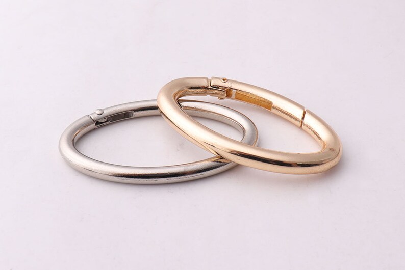 6pcs Spring Gate Ring Oval Spring Rings Oval Gate Ring Keyring - Etsy