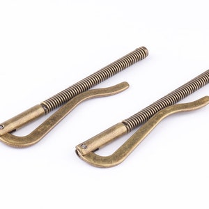 2pcs Spring Money Clip for Wallet 80mm Wallet Hardware Bronze Money ...