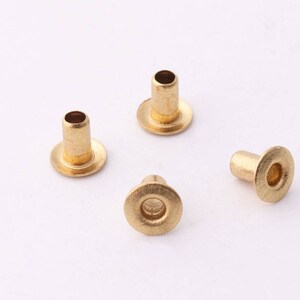 200pcs 4mm Gold Grommets Eyelets Round Eyelets Small Eyelets Tiny ...