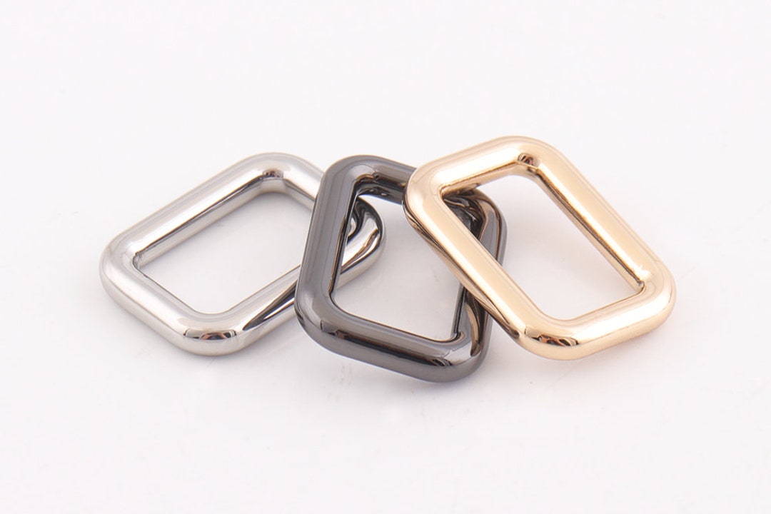 Rectangular Ring 14mm(9/16") Strap Rectangle Ring Metal Rectangle ...