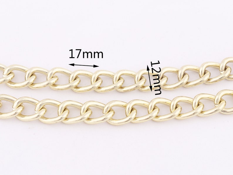 Chains Curb Chain Link Chain Chunky Chain Bag Strap Chain - Etsy