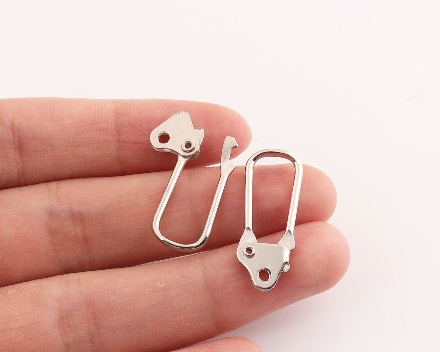 Key Rings Hook Closure Spring Hook Row of Key Rings Wallet Key - Etsy