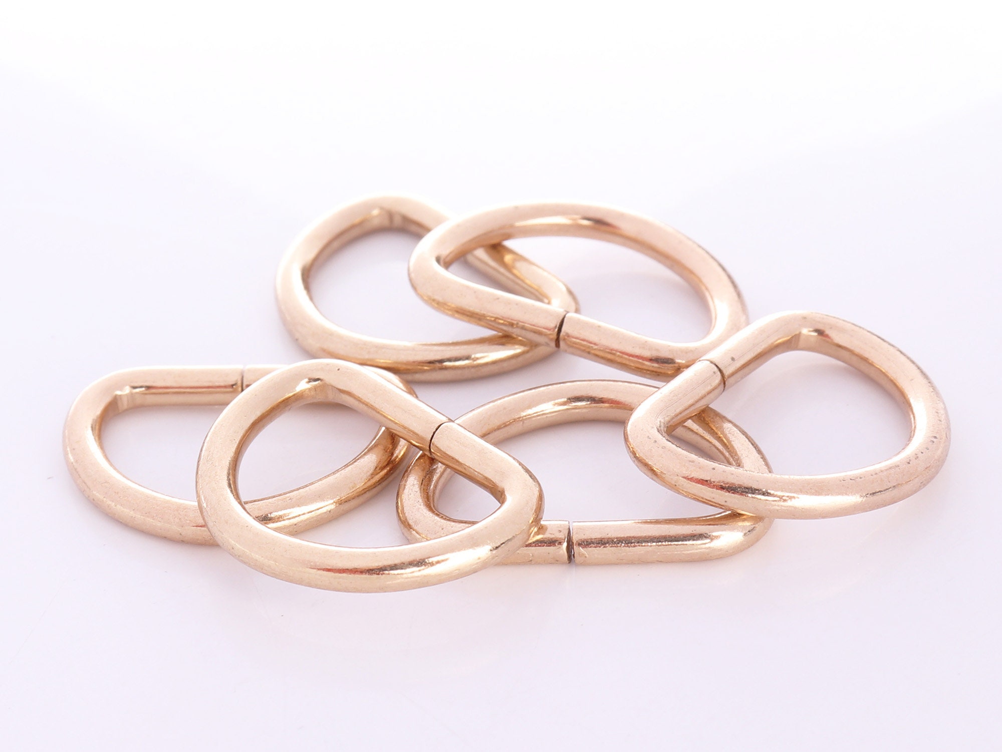 D rings Seamed D rings Buckle Iron Wire Loop Rings Purse | Etsy