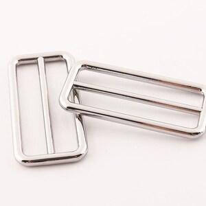 Silver Adjuster buckle Metal Slide Buckle adjuster slide | Etsy