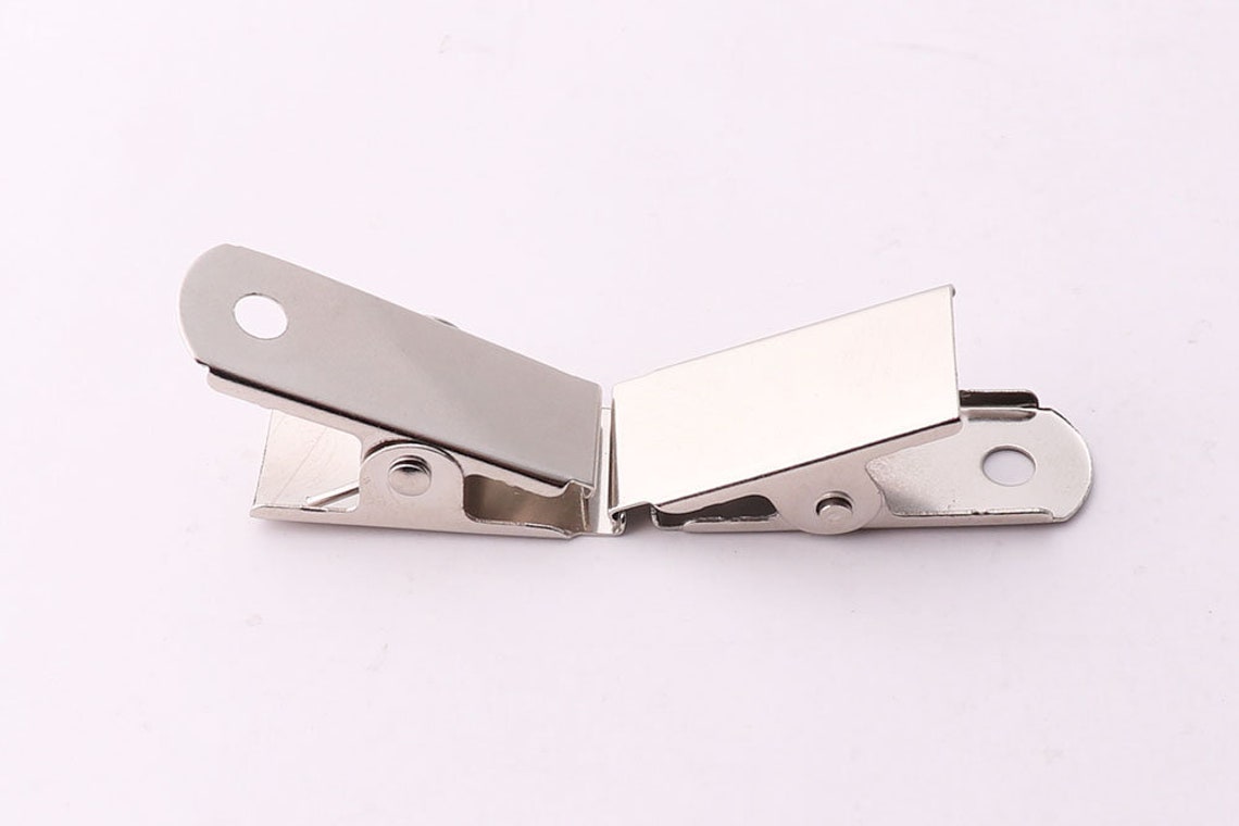 10pcs 30mm11mm Badge Clips Spring Clips Single Prong Clips - Etsy