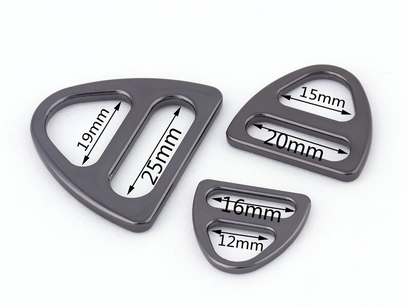 Strap Buckle Triangle Buckle Double Rings Slot and Hole Loop - Etsy