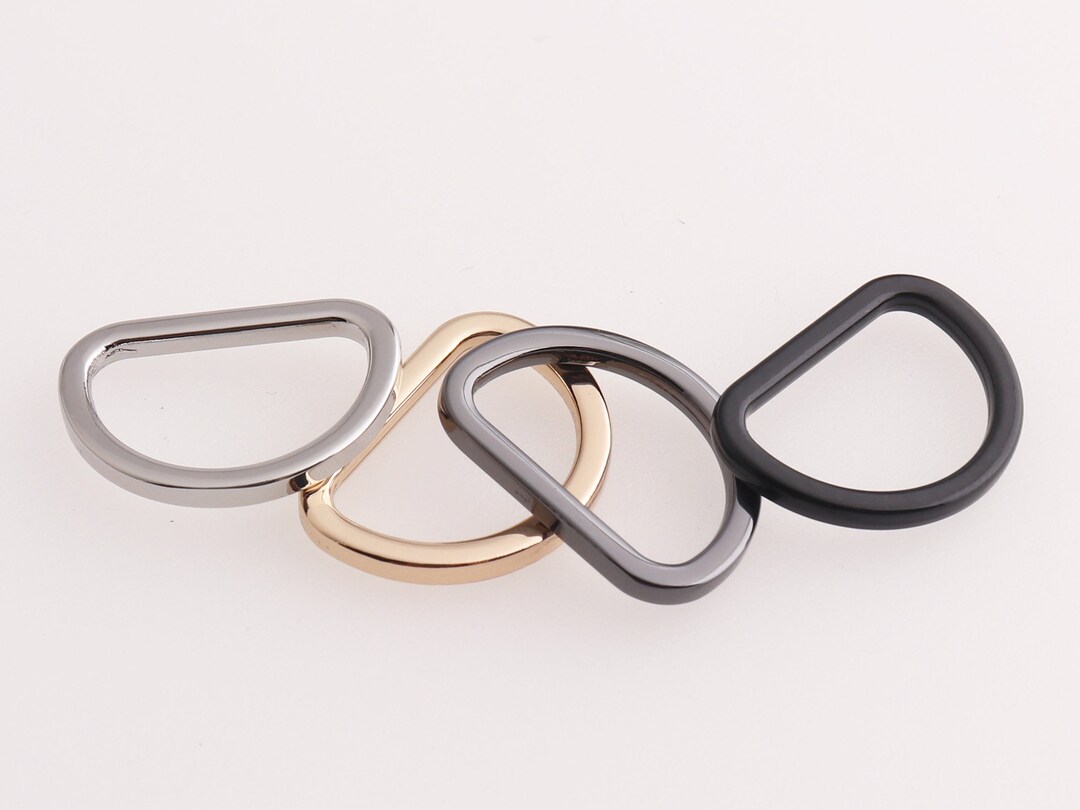 Mini D Rings Strap Ring Purse Rings Connector Rings D Shaped Buckle ...