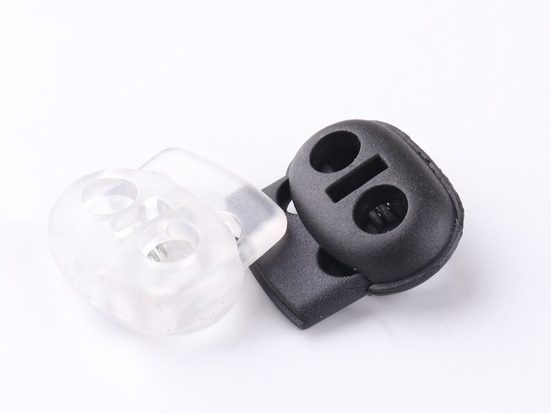 Plastic Cord Lock Spring Rope Buckle Paracord Lock Oval Double - Etsy