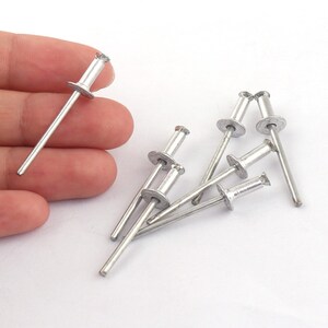 Silver Rivets Aluminum Rivet 38mm Long Pop Rivets Aluminum Pop Rivets ...
