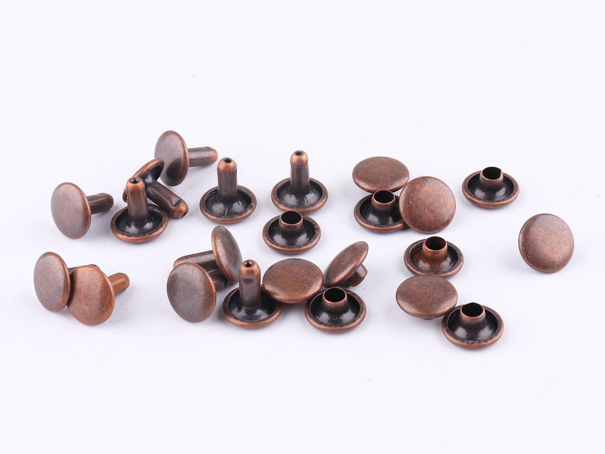 Rivets Rapid Rivets Double Cap Rivets Round Nailheads Leathercraft ...