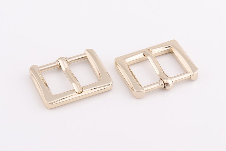 7/8''inch 23mm Center Bar Buckle Light Gold Pin - Etsy