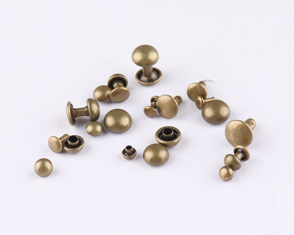 Bronze Rivets Rapid Rivets Double Cap Rivets Round Nailheads ...