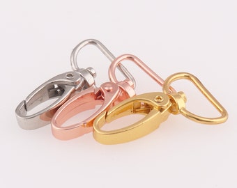 6pcs of 3/4 Inch Rainbow 19mm Oval Wide Push Gate Snap Swivel Hooks for ...