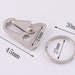 Key Fob,spring Hook Snap Clasp With Key Ring Carabiner Key Fob, Keyring ...