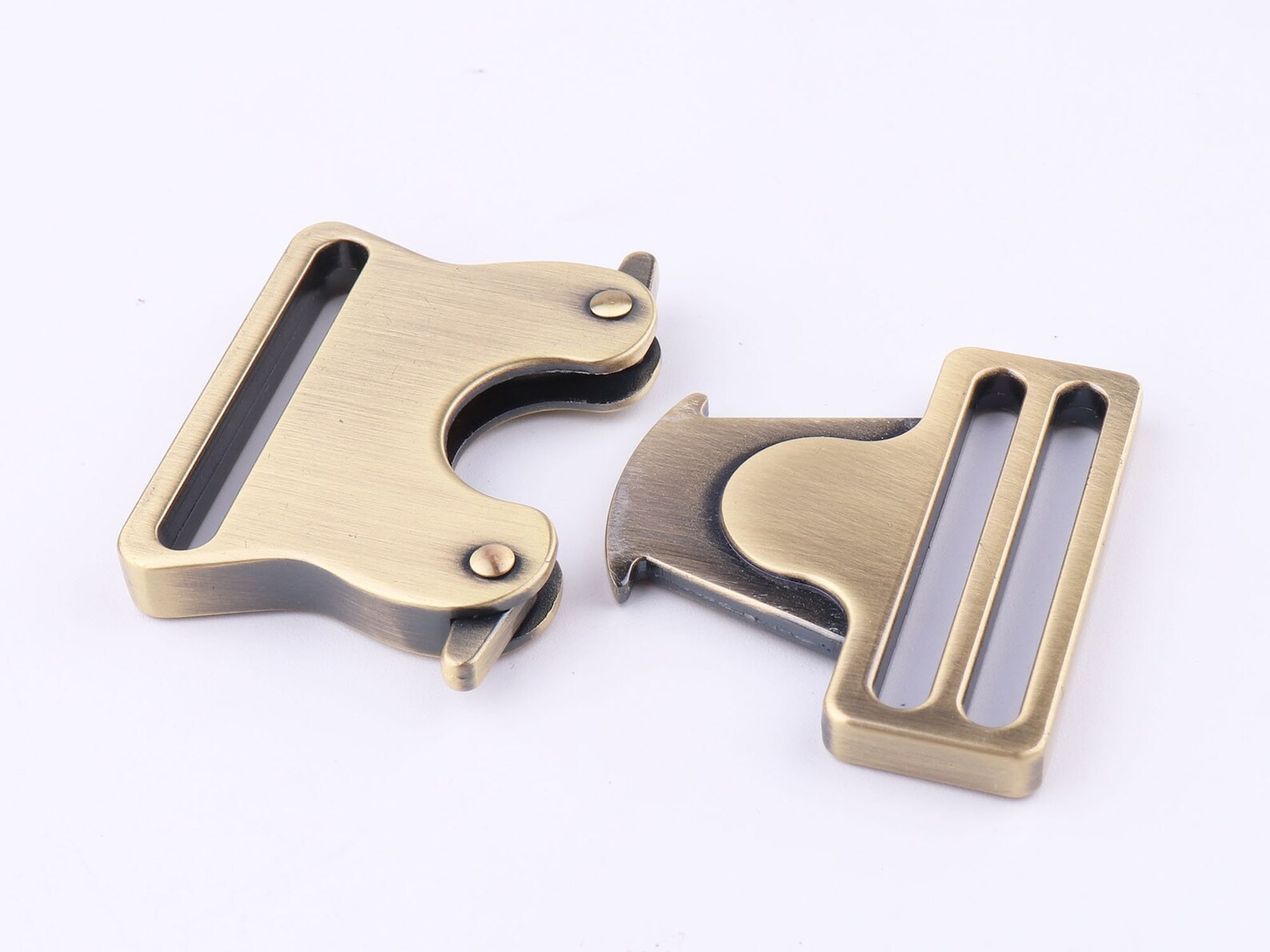 Bronze Side Release Buckle Seat Belt Buckle Locks Strap Buckles for 20 ...