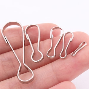 Lanyard Hooks Spring Lanyard Clips Snap Clip Hooks for ID Card/keychain ...