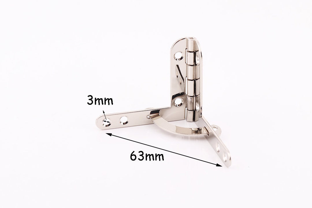 4pcs Quadrant Hinge Box Hinge Metal Box Hinges Jewelry Box Hinge Support Hinge Box Hardware ...
