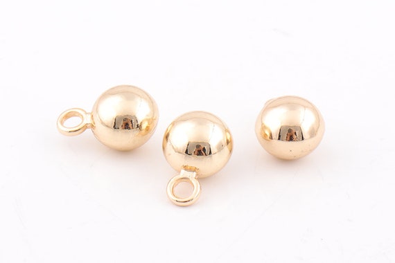 Ball Charms Gold Ball Pendant Charm Pendants Ball Charms - Etsy