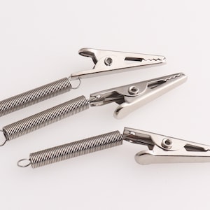 Clips Metal Clips With Coil Springs Clamps Teeth Clips Bracelet ...