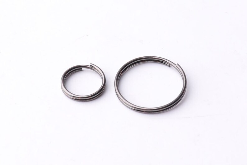 50pcs Split Jump Rings 10mm 15mm Double Loops Bulk Jump Rings - Etsy