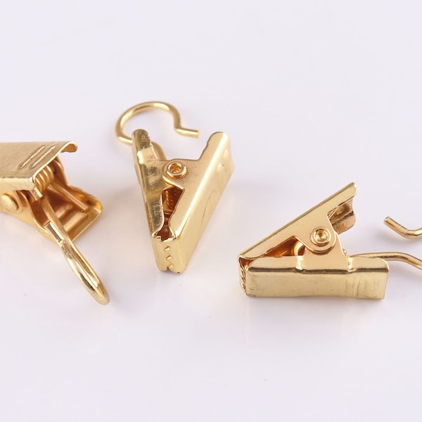 Brass Curtain Clips - Etsy UK