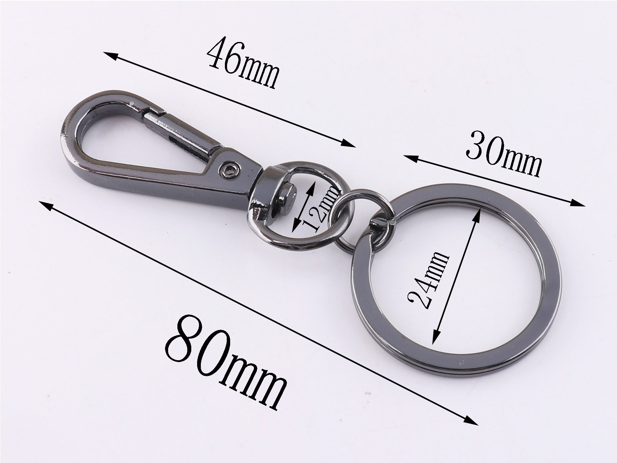 Keychains Key Rings Keychain With Lobster Swivel Clasps Snap Clip Hook ...