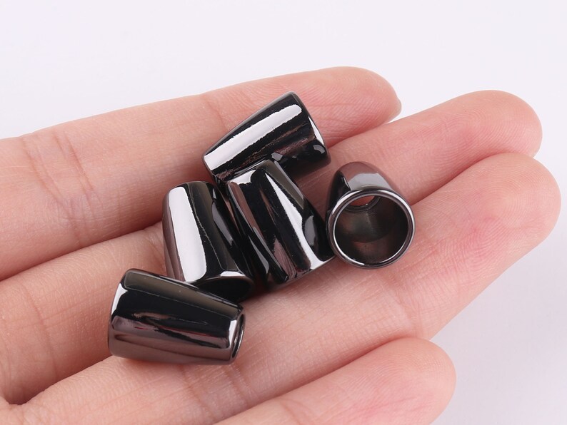 Gunmetal End Caps Cone Caps Bead End Cap Tassel Cap Cord Ends | Etsy