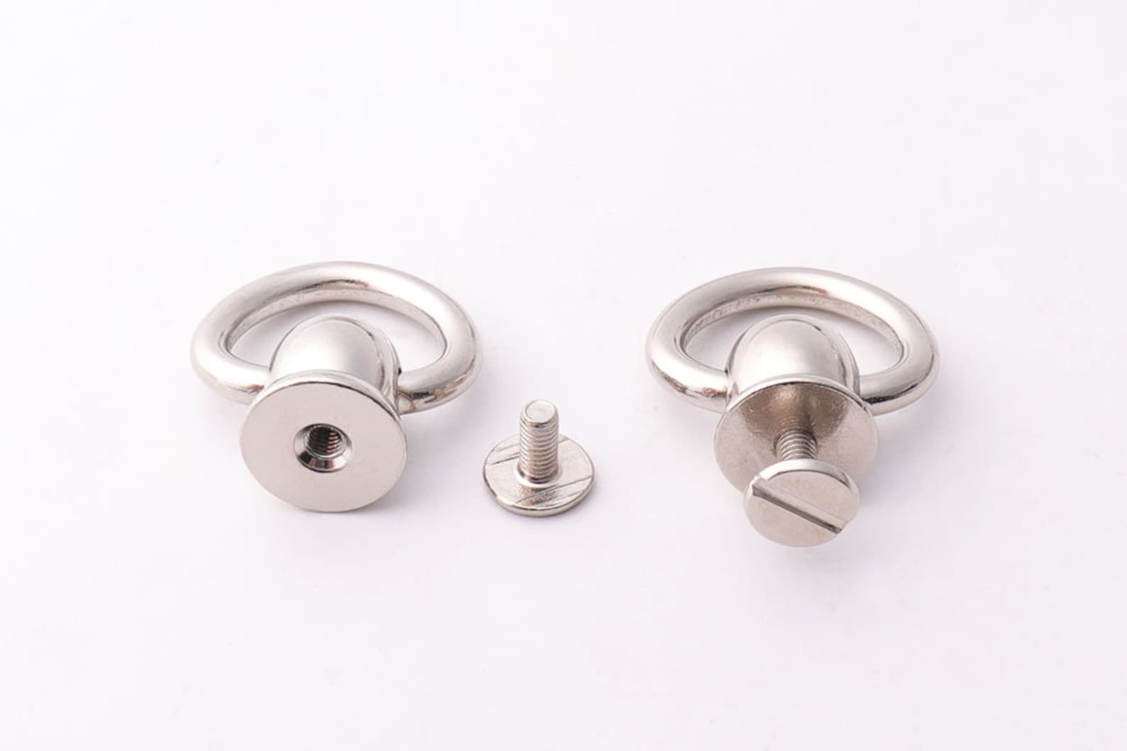 6set Screw in Connector Pull Ring With Screw Purse Chain Loops | Etsy