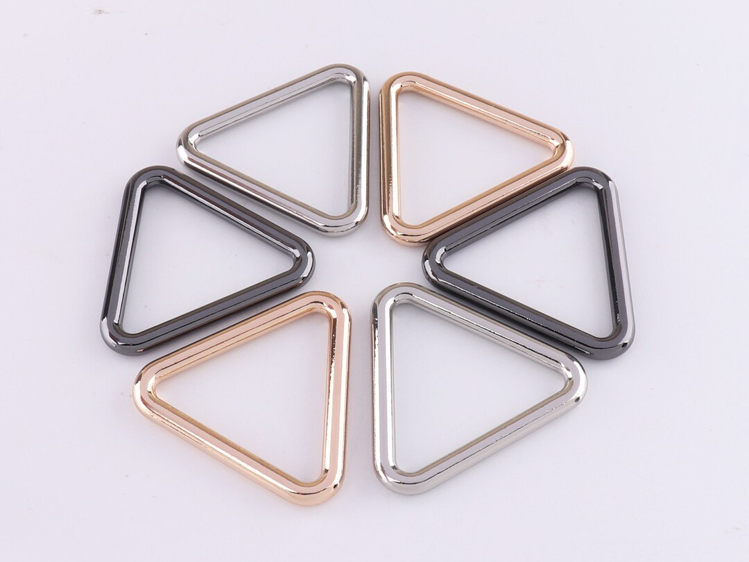 Triangle Buckle Slider Buckle Strap Keeper Triangles Rings for Belt ...